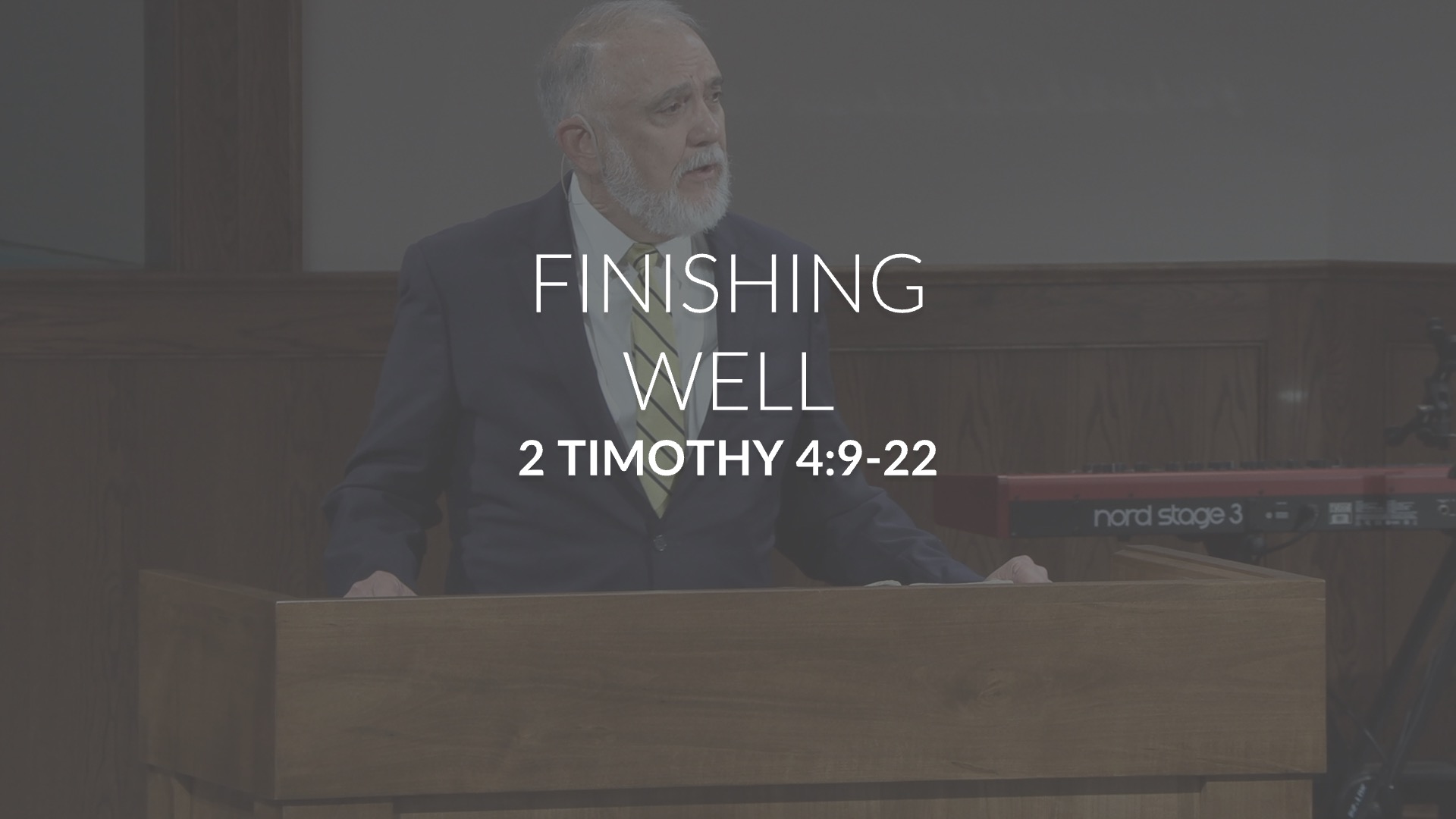 Finishing Well - Trinity Bible Chapel